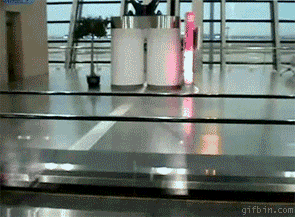 Cleaning Moving Walkway | Best Funny Gifs Updated Daily