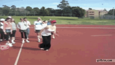 Woman High Jump Fail | Best Funny Gifs Updated Daily