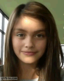 Dancing Eyebrows Girl | Best Funny Gifs Updated Daily