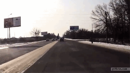 Seatbeltless Driver Gets Ejected | Best Funny Gifs Updated Daily