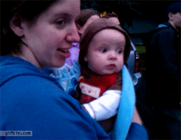 Baby sees fireworks for the first time - Full screen | Best Funny Gifs ...