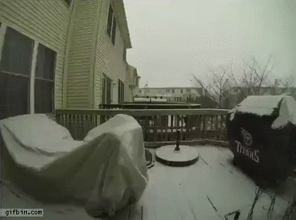 Massive Snow Fall In Time-lapse | Best Funny Gifs Updated Daily