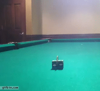 Pool Trick Shot With A Coin | Best Funny Gifs Updated Daily