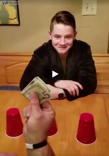Money Shell Game Prank | Best Funny Gifs Updated Daily