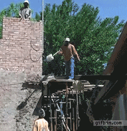Throwing Cement | Best Funny Gifs Updated Daily
