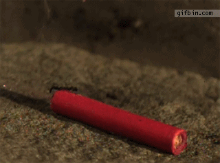 Fire Cracker Exploding In Slow-motion | Best Funny Gifs Updated Daily