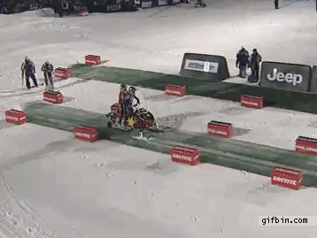 2 Guys Snowmobile Backflip | Best Funny Gifs Updated Daily