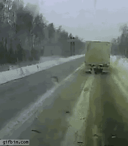 Truck Crash | Best Funny Gifs Updated Daily