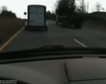 Stick Throw The Windshield | Best Funny Gifs Updated Daily