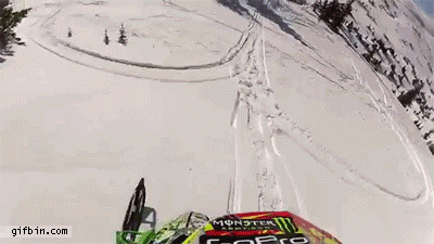 Epic Snowmobile Jump | Best Funny Gifs Updated Daily
