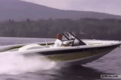 Guy Jumps Out Off Speeding Boat After Losing Hat | Best Funny Gifs ...