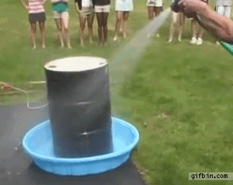 Imploding Steel Barrel | Best Funny Gifs Updated Daily