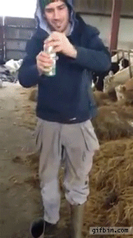 Man Drinks Beer Out Of His Rubber Boot | Best Funny Gifs Updated Daily