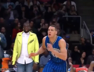 Aaron Gordon Under-the-legs Over-the-mascot Dunk | Best Funny Gifs ...
