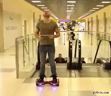 Guy Does Balancing Act At Shopping Mall | Best Funny Gifs Updated Daily