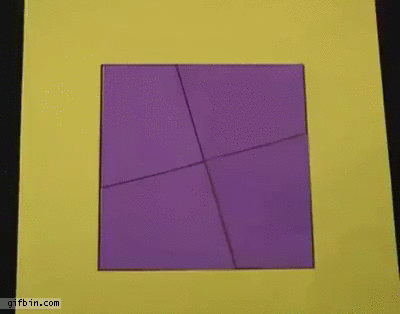 Trick With Four Pieces Of Paper | Best Funny Gifs Updated Daily