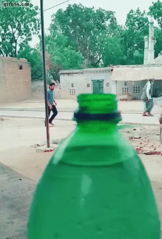 Guy Jumps In Bottle | Best Funny Gifs Updated Daily