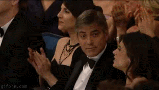 George Clooney At The Oscars | Best Funny Gifs Updated Daily