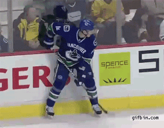Hockey Body Check Fail | Best Funny Gifs Updated Daily