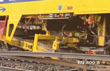 Rail Laying Machine | Best Funny Gifs Updated Daily