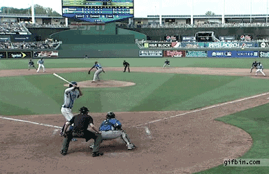 Baseball Pitch Breaks Camera | Best Funny Gifs Updated Daily