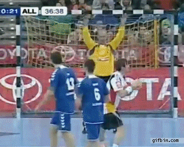 Tricky Handball Penalty Shot | Best Funny Gifs Updated Daily