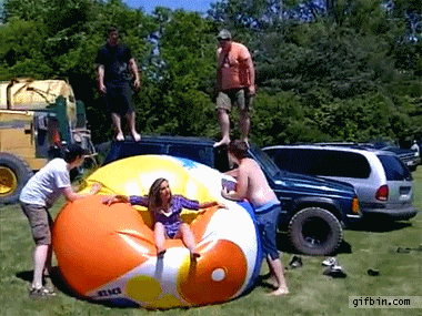 Inflatable Ball Bounce | Best Funny Gifs Updated Daily