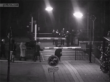 Woman Almost Hit By Train | Best Funny Gifs Updated Daily