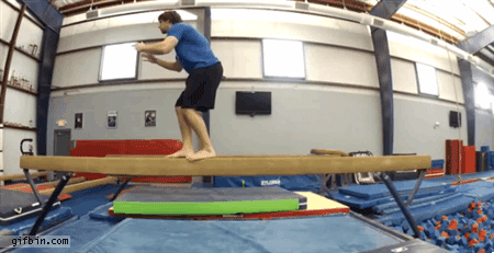 Balance Beam Fail | Best Funny Gifs Updated Daily