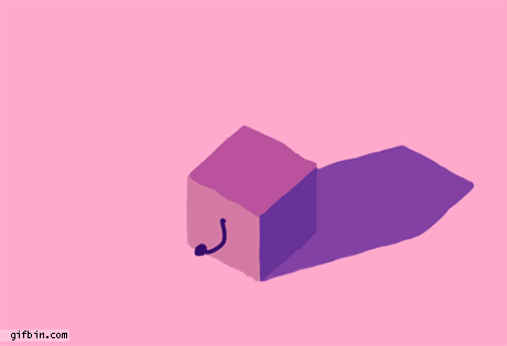 Walking Cube | Best Funny Gifs Updated Daily