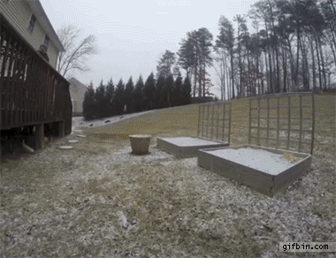 12 Inches Of Snow In 12 Hours Time-lapse | Best Funny Gifs Updated Daily