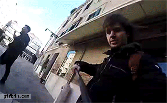 Selfie Stick Fail In Venice | Best Funny Gifs Updated Daily