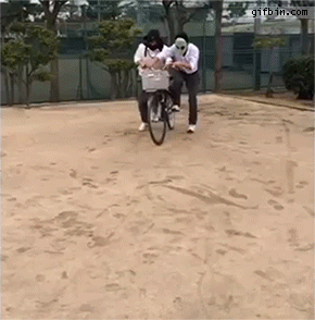 2 Guys, 1 Bike | Best Funny Gifs Updated Daily