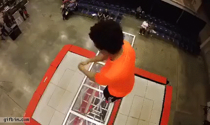 Trampoline Jumps | Best Funny Gifs Updated Daily