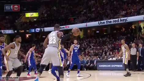 LeBron James Behind-the-back Move | Best Funny Gifs Updated Daily