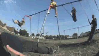 Swing Backflip Nut Shot | Best Funny Gifs Updated Daily
