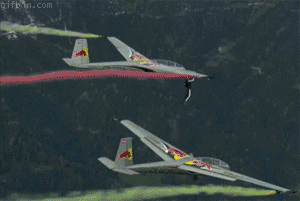 Switching Planes Stunt | Best Funny Gifs Updated Daily