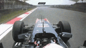 F1 POV: Losing Front Wheels | Best Funny Gifs Updated Daily