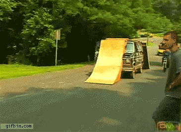 Moving Ramp Bike Jump | Best Funny Gifs Updated Daily