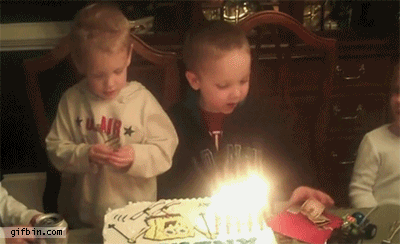 Birthday Boy Falls On Cake | Best Funny Gifs Updated Daily
