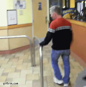 Taco Bell Handrail Spinning | Best Funny Gifs Updated Daily