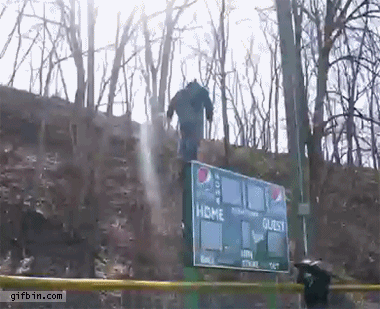Epic Fence Back Flip Nut Shot | Best Funny Gifs Updated Daily