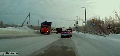 Truck Tips Over | Best Funny Gifs Updated Daily