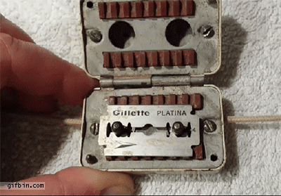 Old Razor Blade Sharpener | Best Funny Gifs Updated Daily