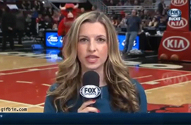 Chicago Bulls Mascot Videobombs FOX Sports Reporter | Best Funny Gifs ...