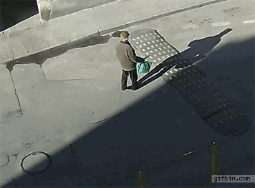 Old Man Vs. Speed Bump | Best Funny Gifs Updated Daily
