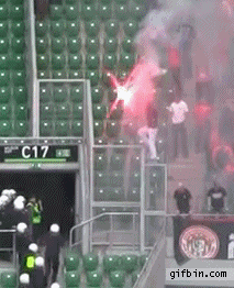 Fan With Flare Catches Fire From Pepper Spray | Best Funny Gifs Updated ...