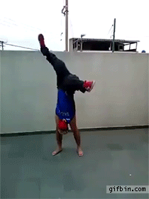Upside-down Breakdancer | Best Funny Gifs Updated Daily