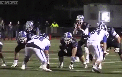 Referee Clobbers Receiver | Best Funny Gifs Updated Daily