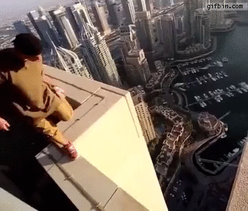 Tall Building Daredevil | Best Funny Gifs Updated Daily